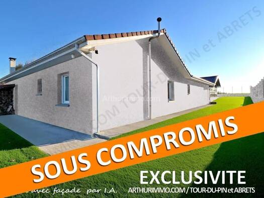 2 annonces maisons de plain-pied à vendre Centre Est Sud La Tour-du-Pin ...