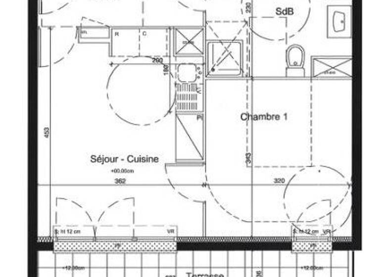 Appartement à vendre T2/F2 37 m² 220000 € Parc-La Boule- Champs ...
