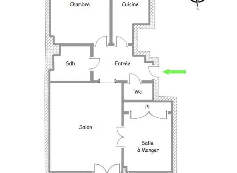 Appartement à vendre T3/F3 54 m² 620000 € Dupleix-Motte Picquet Paris ...