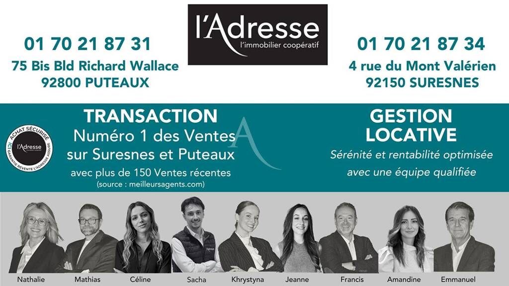 Maison à vendre T6/F6 146 m² 860000 € Plateau-Mont Valérien Rueil ...