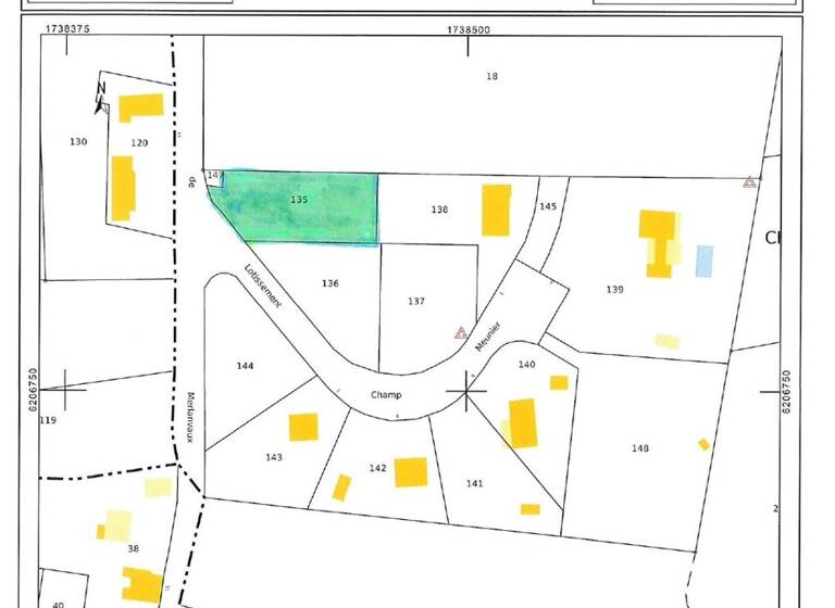 Terrain à vendre 7000 € Saxi-Bourdon (58330)